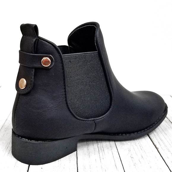 Shoes | New Black Chelsea Elastic Ankle Boots Booties | Poshmark